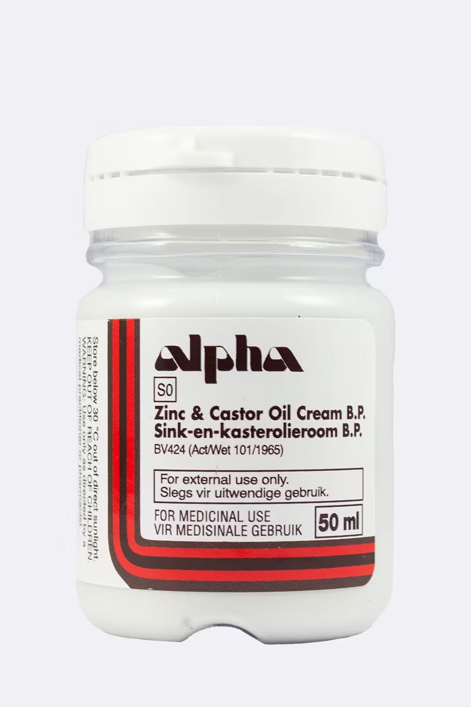 ALPHA ZINC & CASTOR OIL CREAM 50ML – Linton Grange Pharmacy