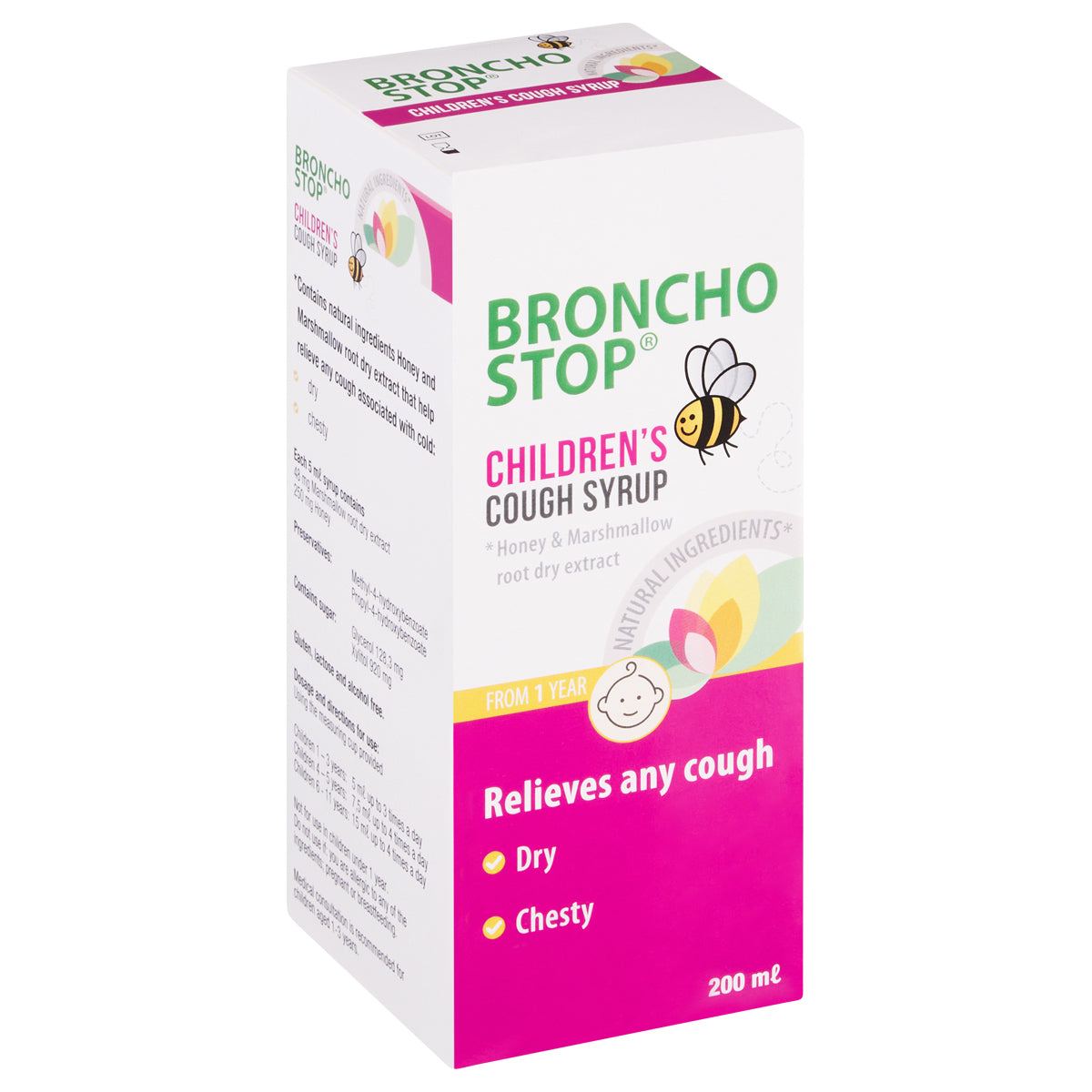 BRONCHOSTOP CHILDREN COUGH SYRUP 200ML – Linton Grange Pharmacy