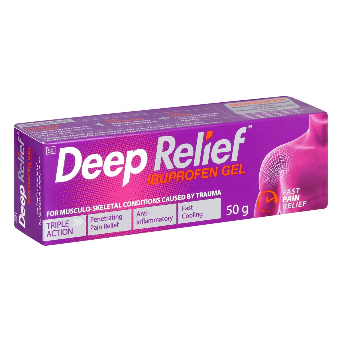 DEEP RELIEF 50MG/1G GEL 50G – Linton Grange Pharmacy