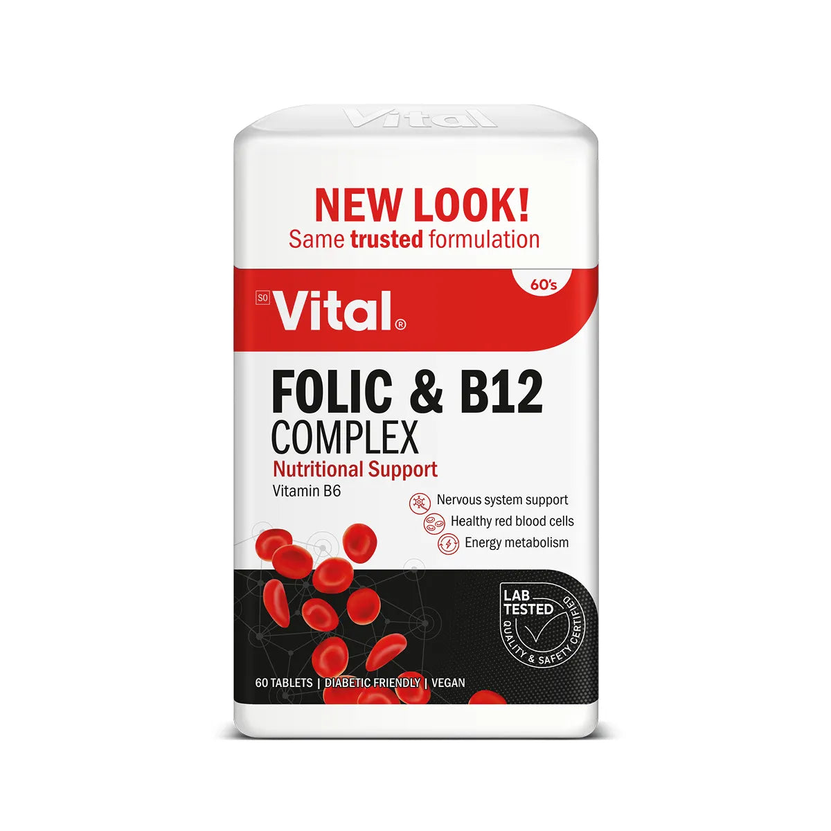 VITAL FOLIC & B12 COMPLETE TABLETS 60 – Linton Grange Pharmacy