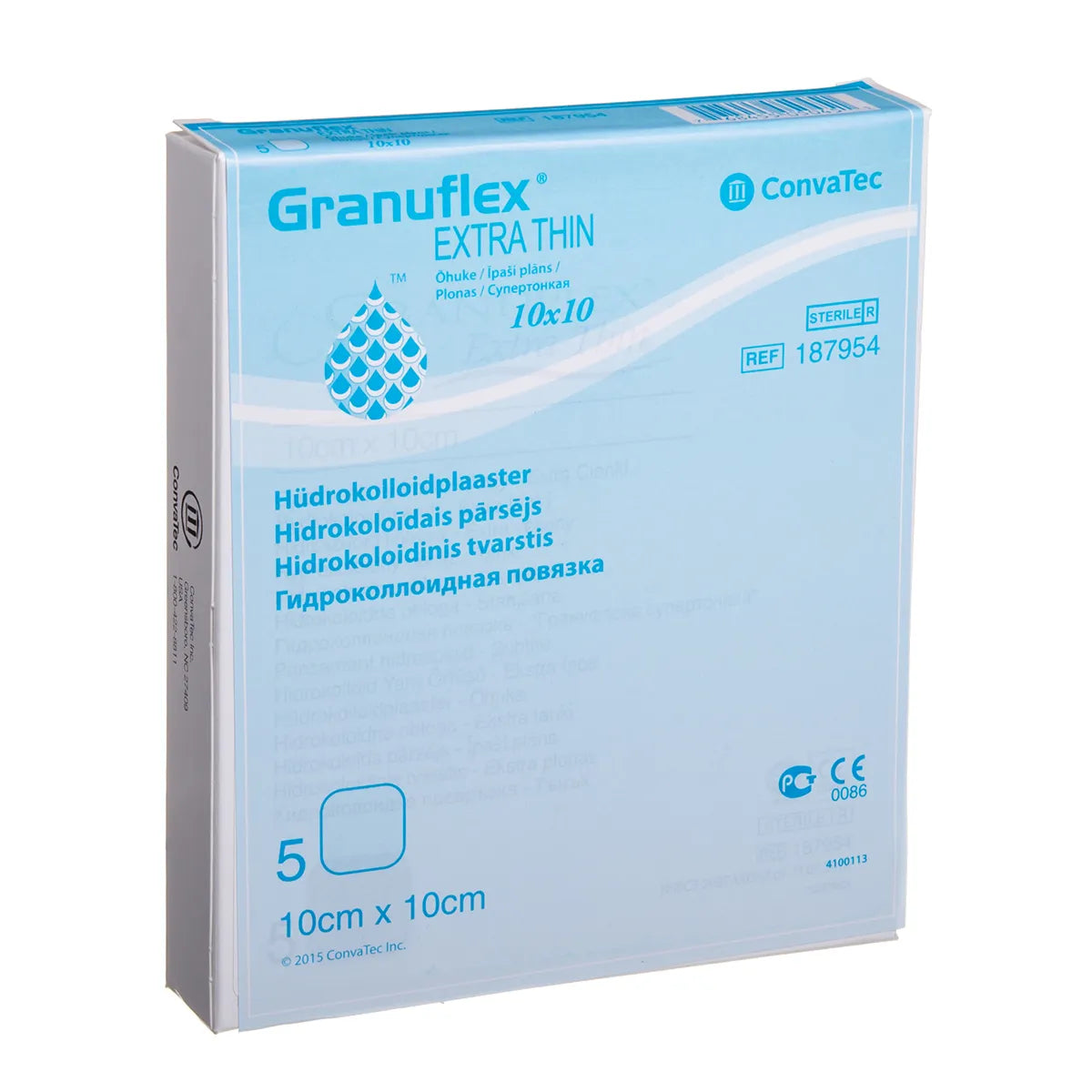 GRANUFLEX EXTRA THIN DRESSING 100MM X 100MM – Linton Grange Pharmacy