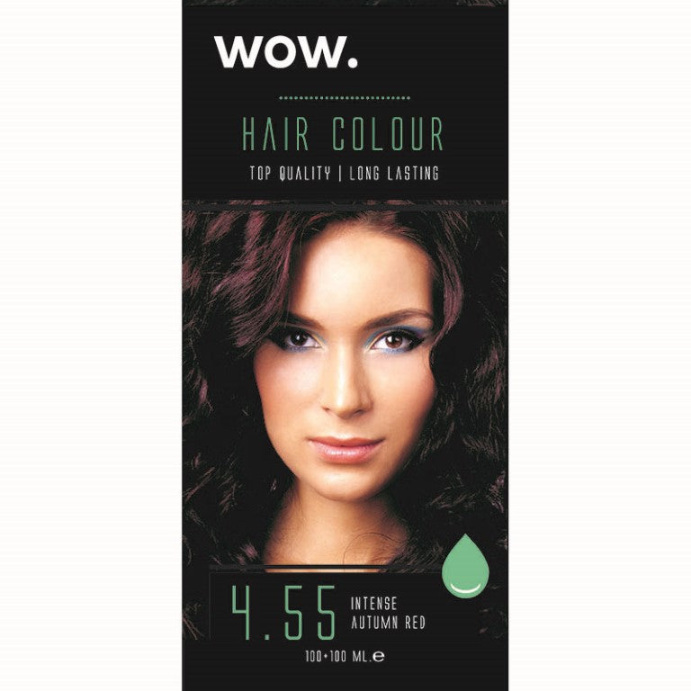 WOW HAIR DYE 4.55 INTENSE AUTUMN RED – Linton Grange Pharmacy