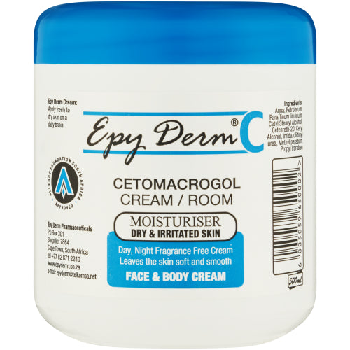 EPY DERM C CETO CREAM 500ML – Linton Grange Pharmacy